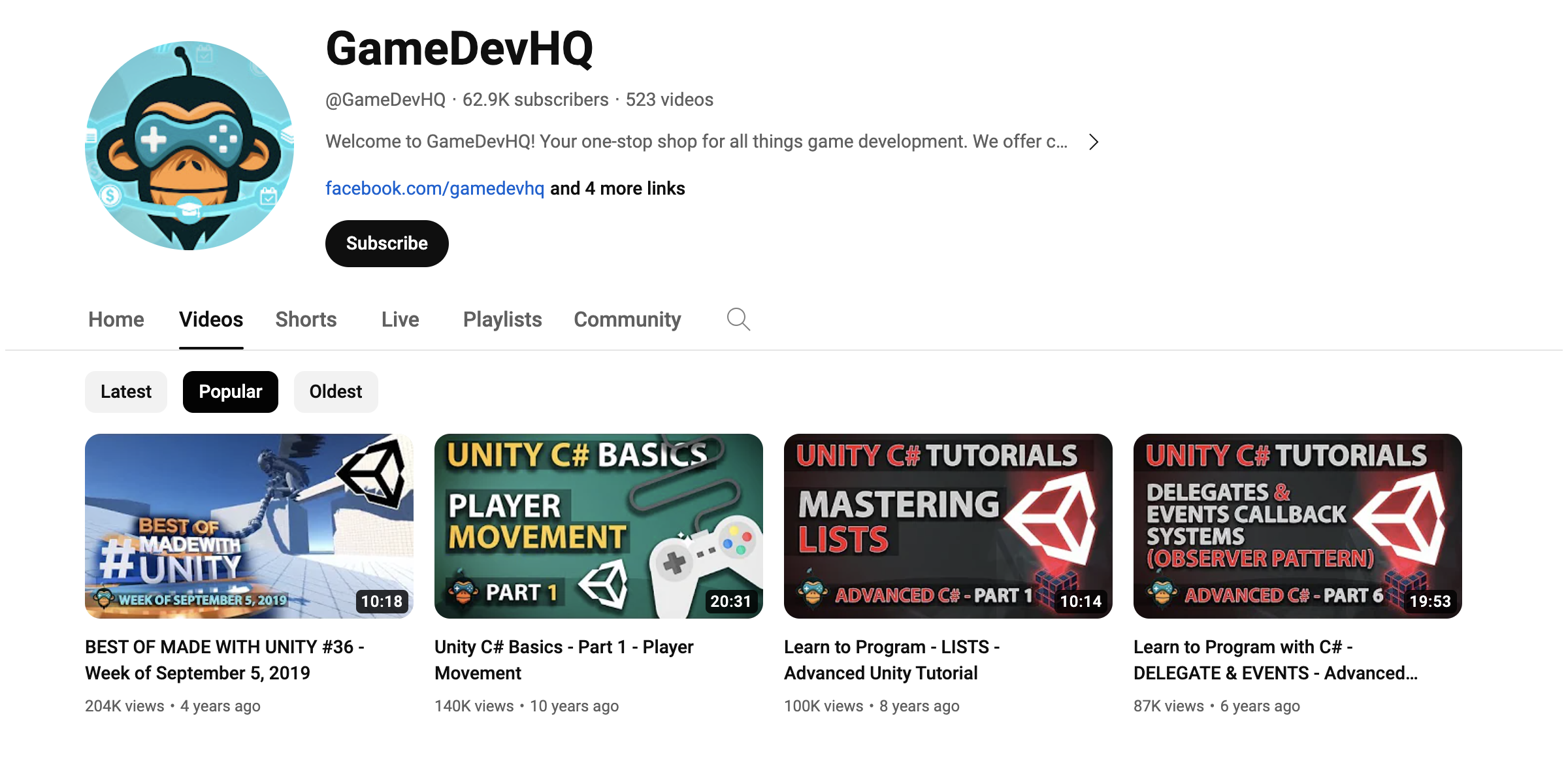 devtodev | 20 Best YouTube Channels for Game Developers